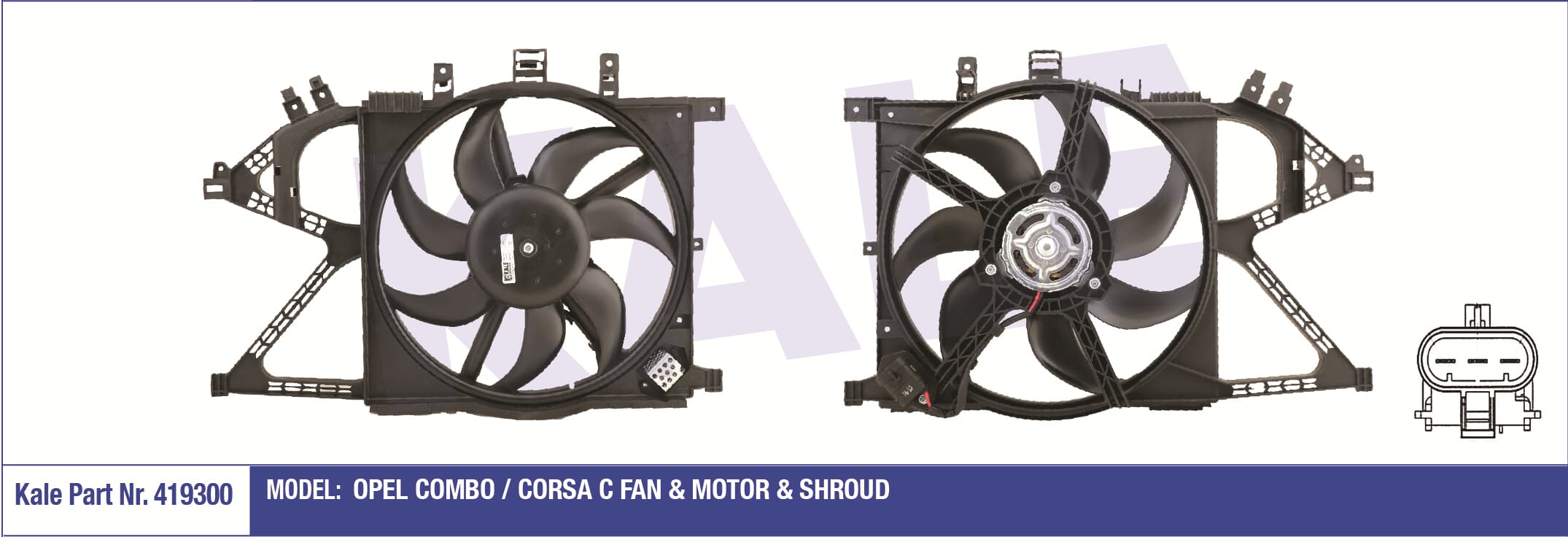 Fan Motoru KALE RADYATOR 419300 OEM : 1314443 | Parbulo.com | Otomotiv ...