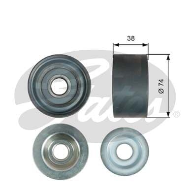 Kasnak Demir GATES T36535 OEM : A0005501933 | Parbulo.com | Otomotiv ...