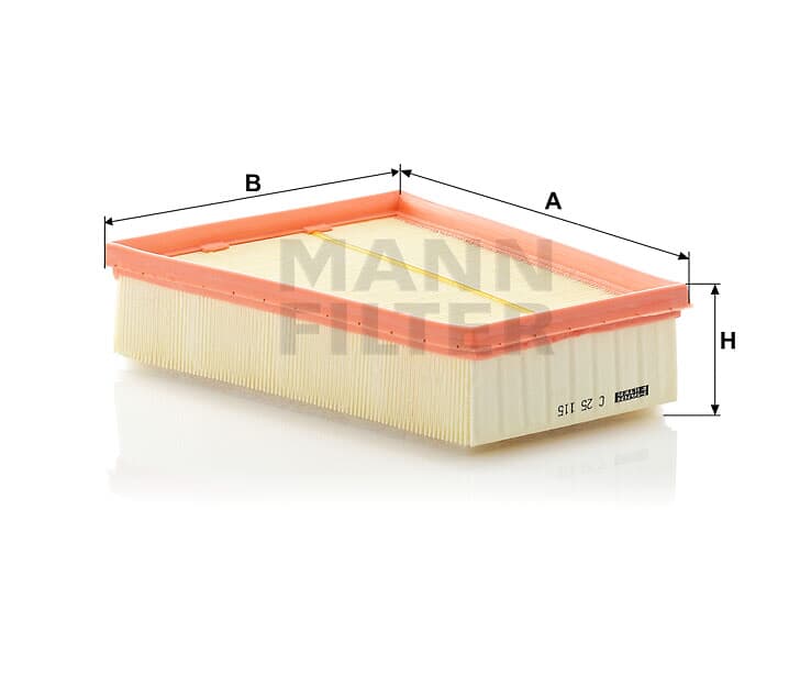 Hava Fıltresı Fluence Megane Iıı Scenıc Iıı 1,4 / 1,5 / 1,6 / 1,9 MANN ...