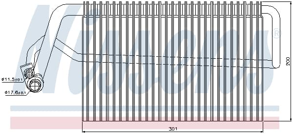 Evaporatör NISSENS 92221 OEM : A2118300758 | Parbulo.com | Otomotiv ...