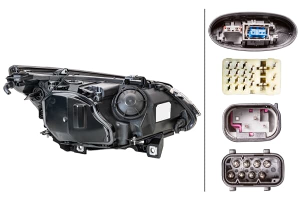 Far Bmw E60 Bı-Xenon Led Sol Adaptıf HELLA 1EL163073011 OEM ...