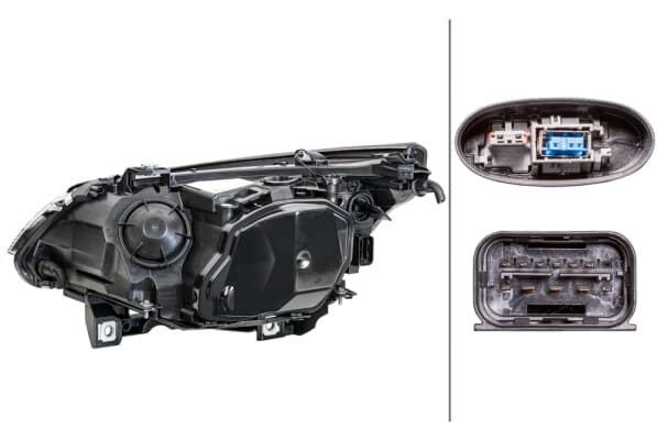Far Sag Bı Xenon Bmw E60 Lcı 07>09 HELLA 1EL164908001 OEM : 63127177752 ...