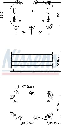 Yağ Radyatörü 205-213-253 NISSENS 91253 OEM : A2741880200 | Parbulo.com ...